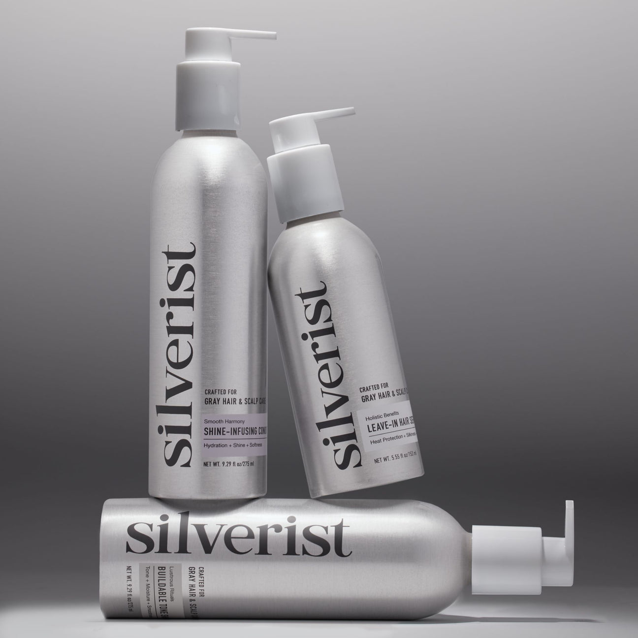 3-Step System: Shampoo, Conditioner & Leave-In – Silverist